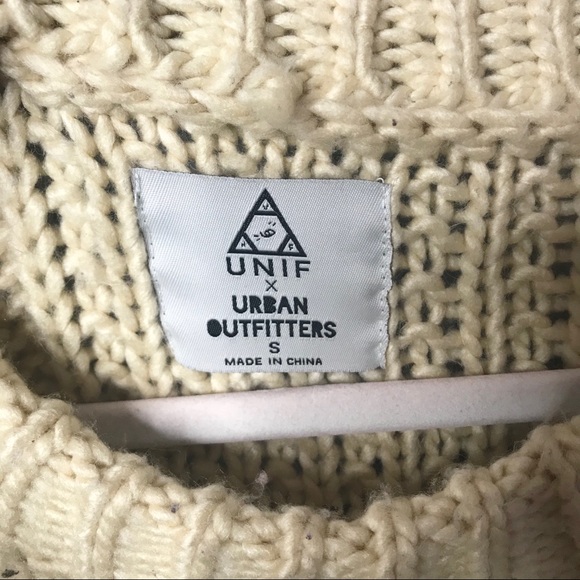 UNIF | Sweaters | Unif X Urban Outfitters Cable Knit Chunky Sweater ...